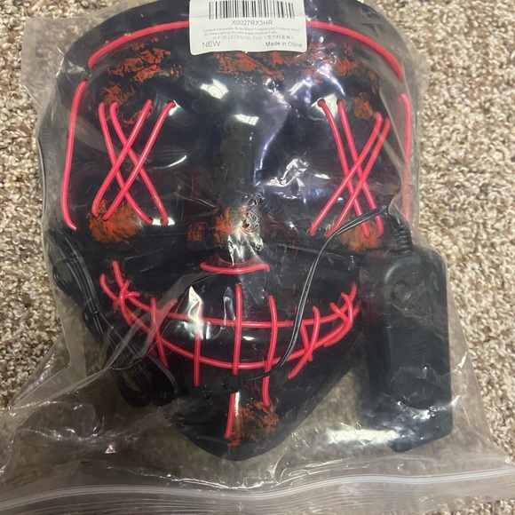 Costumes | New Pink The Purge Light Up Halloween Mask | Poshmark